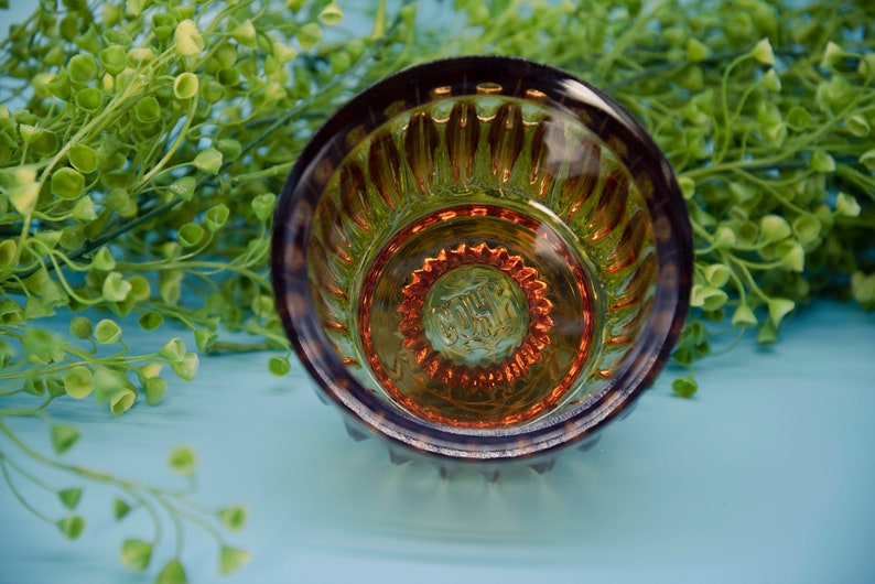 Vintage Brown Glass Bowl Mid-century Modern Style Antique - Etsy