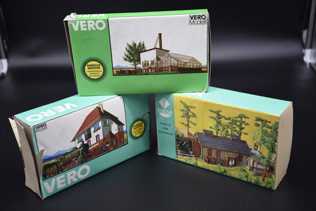 Set of Vintage Vero Model Building Construction Kit Germany - Made in ...