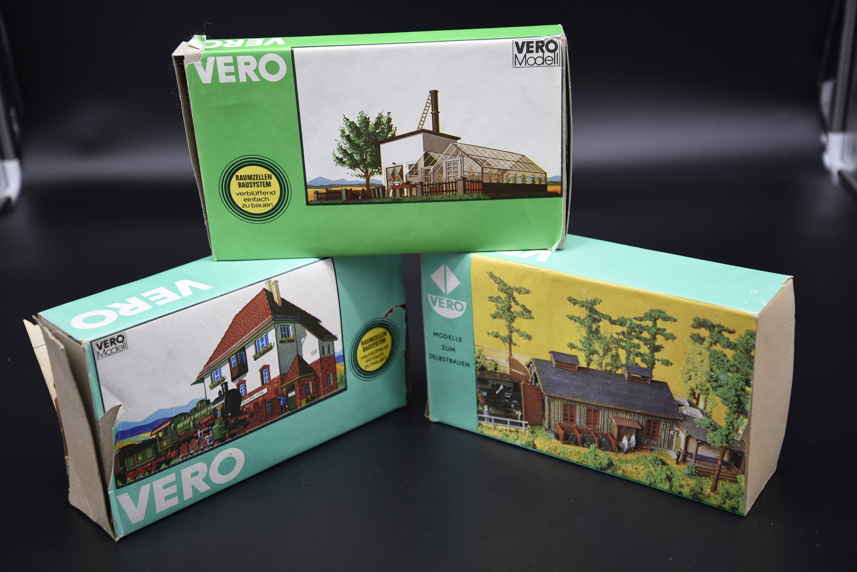 Set of Vintage Vero Model Building Construction Kit Germany - Etsy