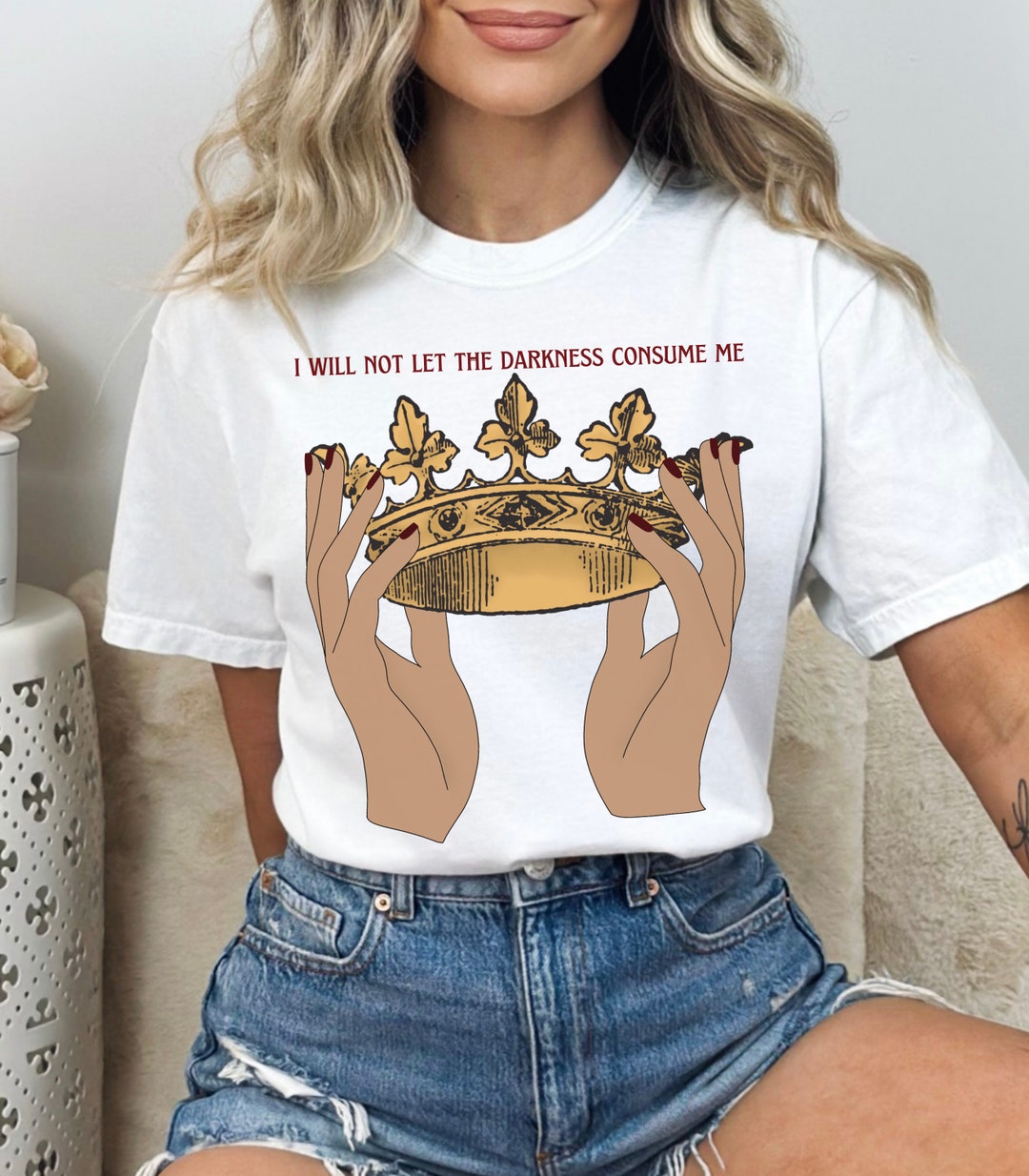 Princess of Darkness Crown T-shirt Promised Shadows Merch - Etsy