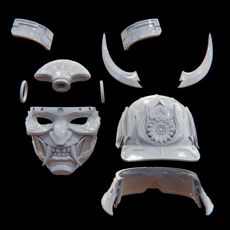 Apex Legends Wraith Ancient of the Void Cosplay Helmet and Samurai Mask ...