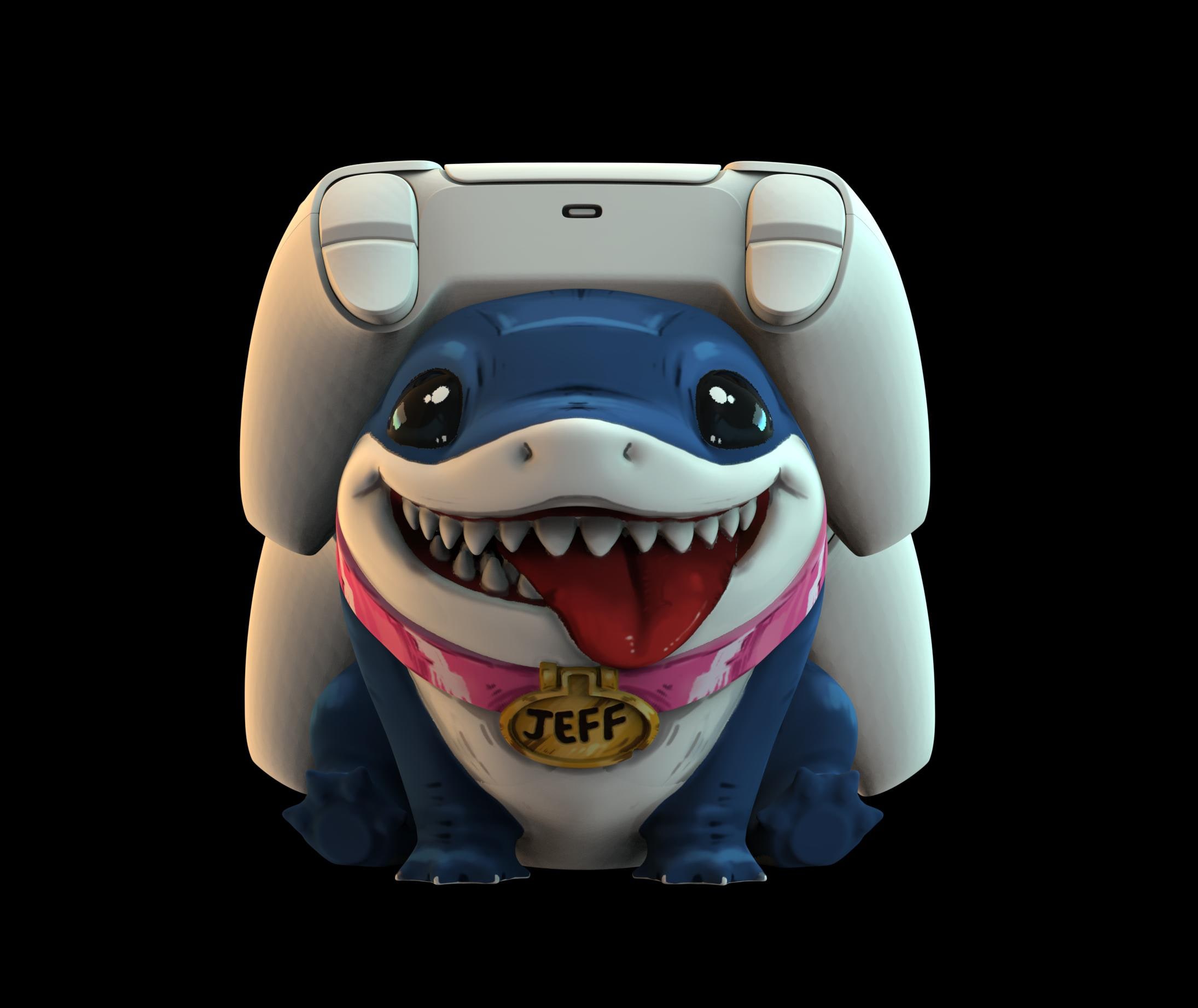 Jeff the Shark Marvel Rivals Dual PS5 Controllers Stand 3D Printable ...