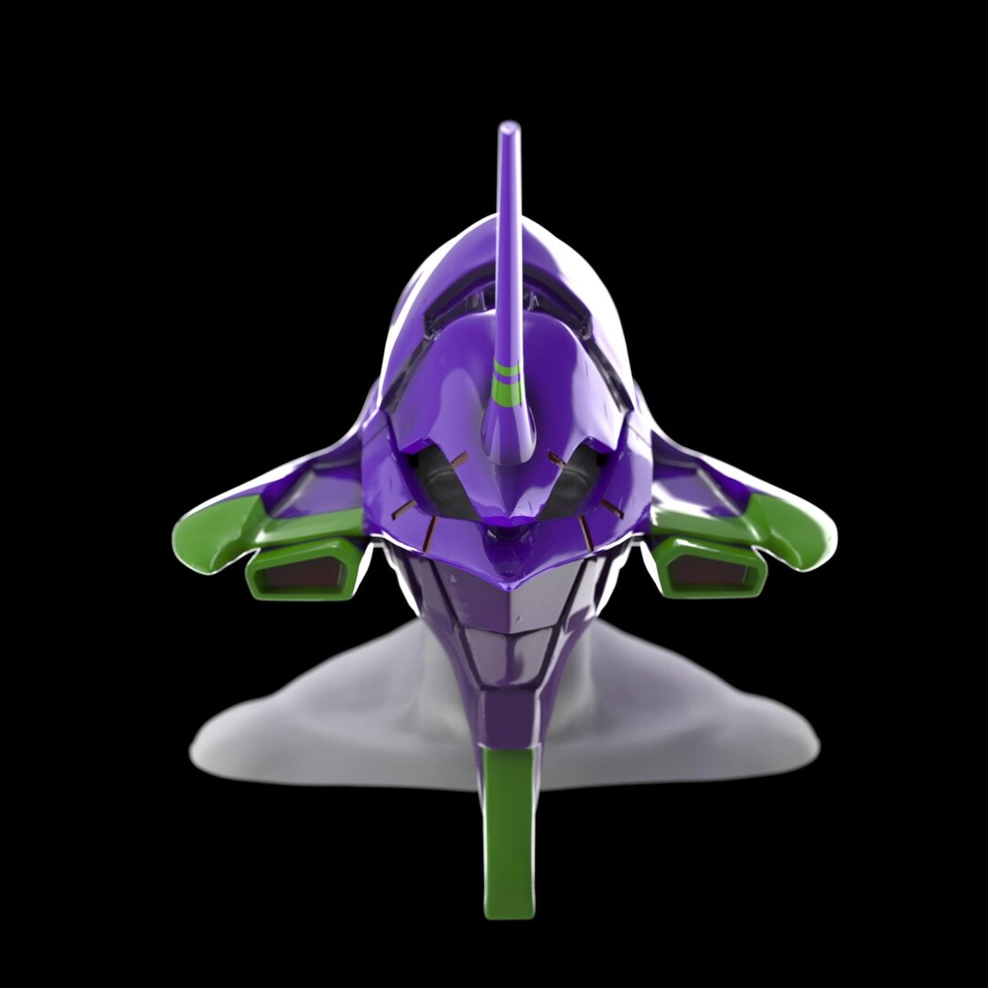 Evangelion 01 Cosplay Helmet 3D Printable File - Etsy