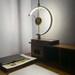 Modern LED Clock Shaped Table Lamp Phone Charging USB - Etsy