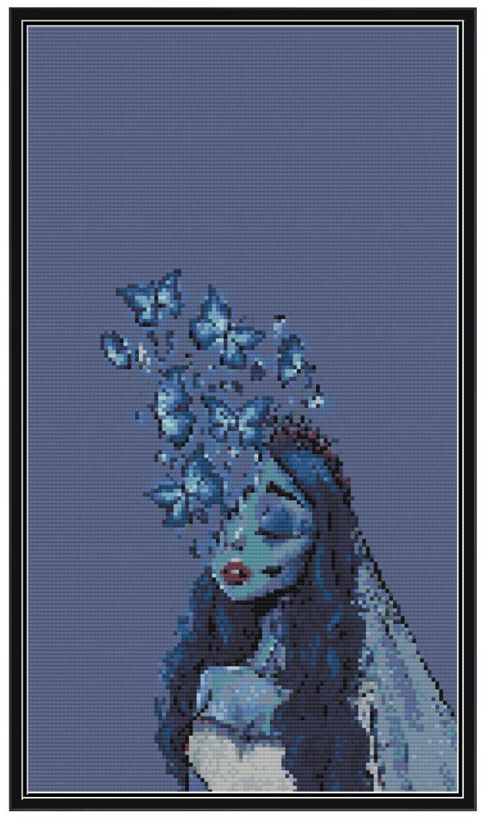 The Corpse Bride & Butterflies Cross Stitch Pattern - Etsy
