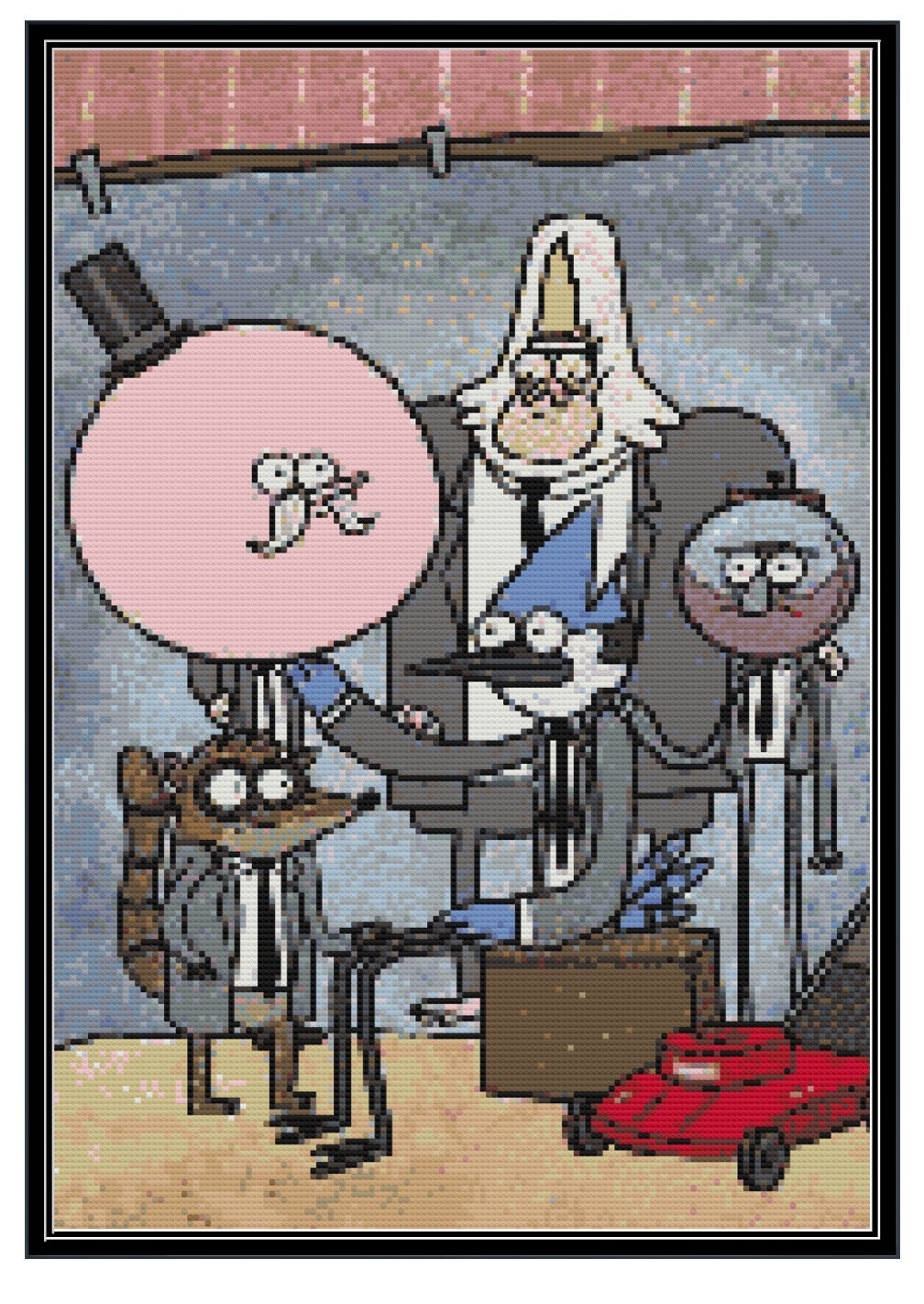 Regular Show Pops Drawing