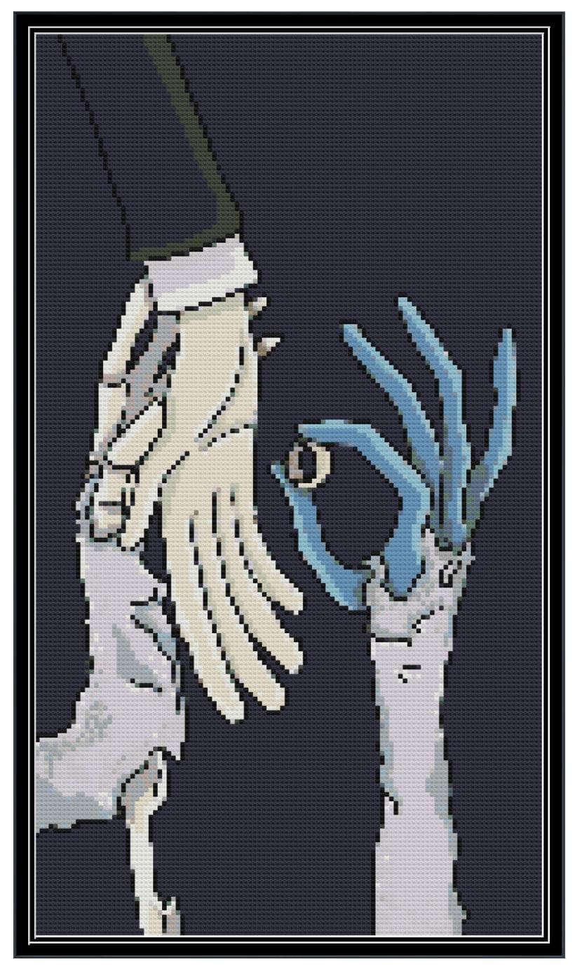 The Corpse Bride Ring Exchange Cross Stitch Pattern - Etsy