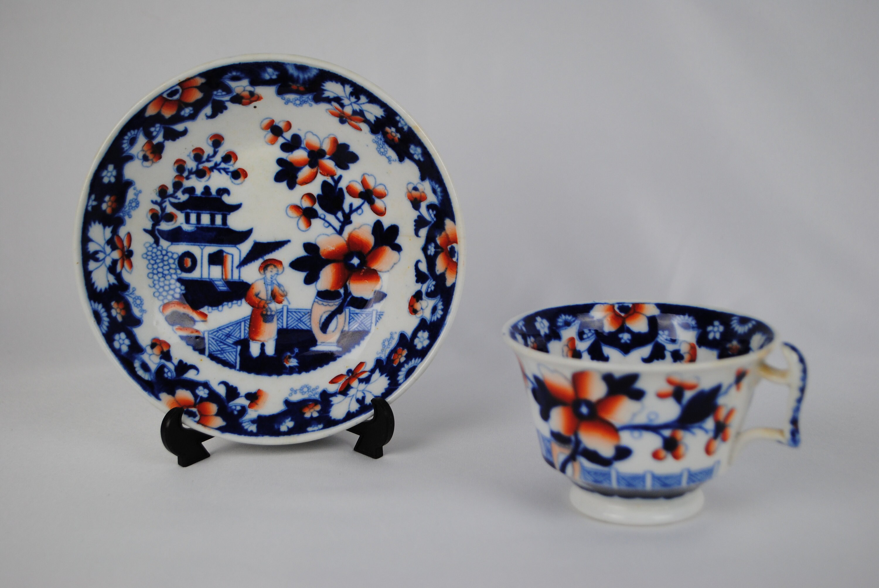 Antique Hilditch & Sons Imari Coloured Tea Cup and Saucer With - Etsy
