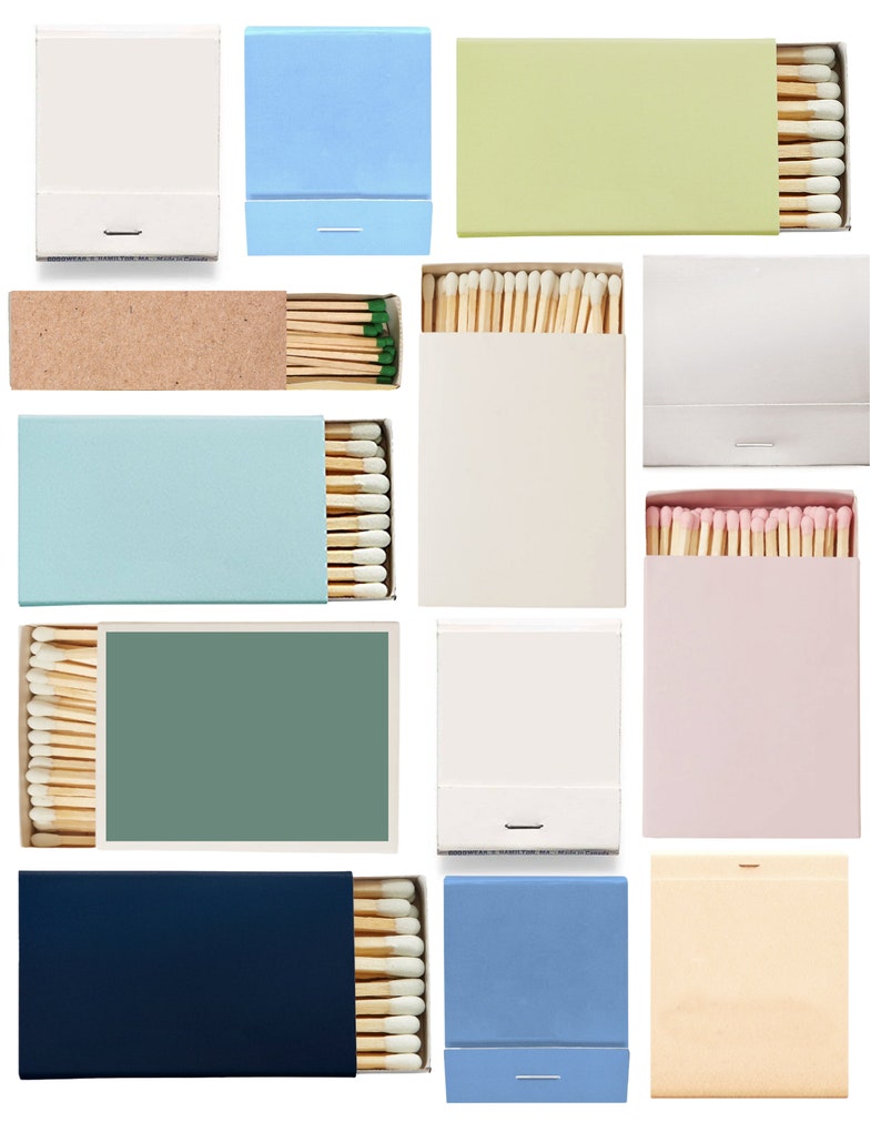 Blank Matchbook | Digital Download | Customizable Matchbooks | Plain ...