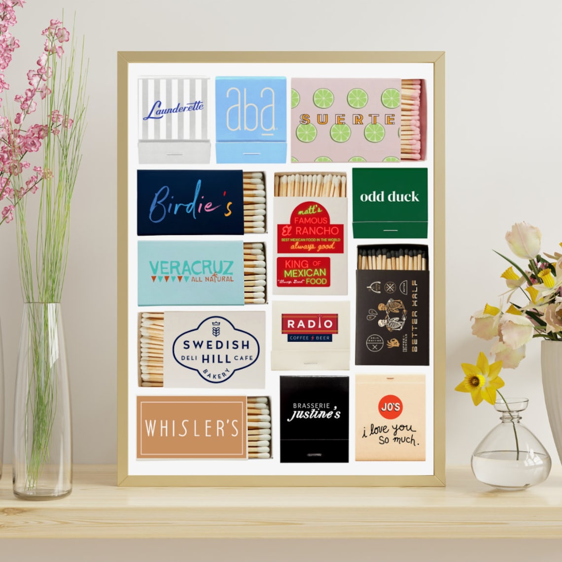 Matchbook Digital Print Wall Art, Austin Prints, Austin Texas Favorite ...