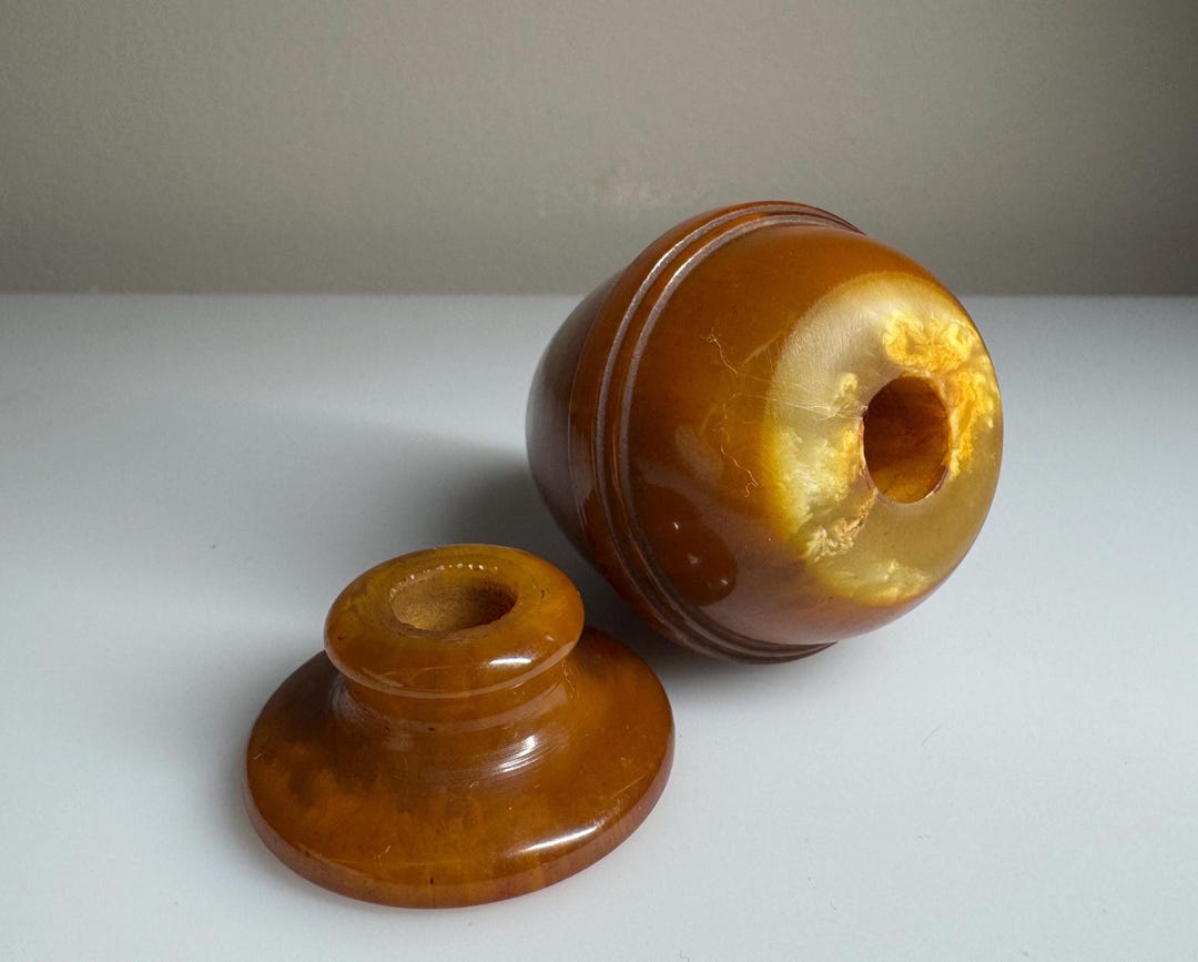 62 Grams Antique Bakelite Object Marbled. - Etsy