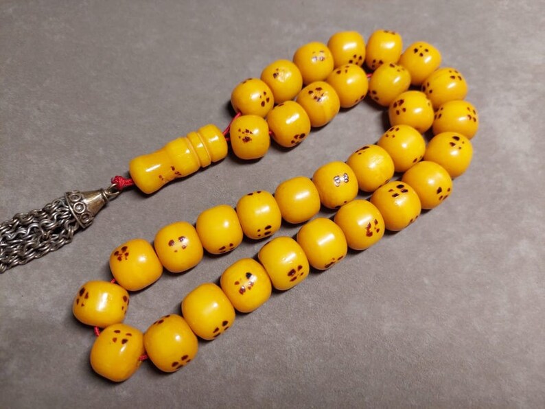 148 Grams Antique Bakelite Rosary Beads Marbled. - Etsy