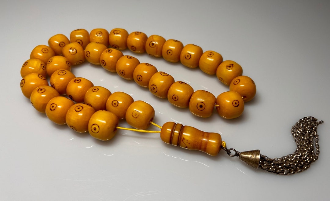 172 Grams Antique Bakelite Rosary Beads Marbled. - Etsy