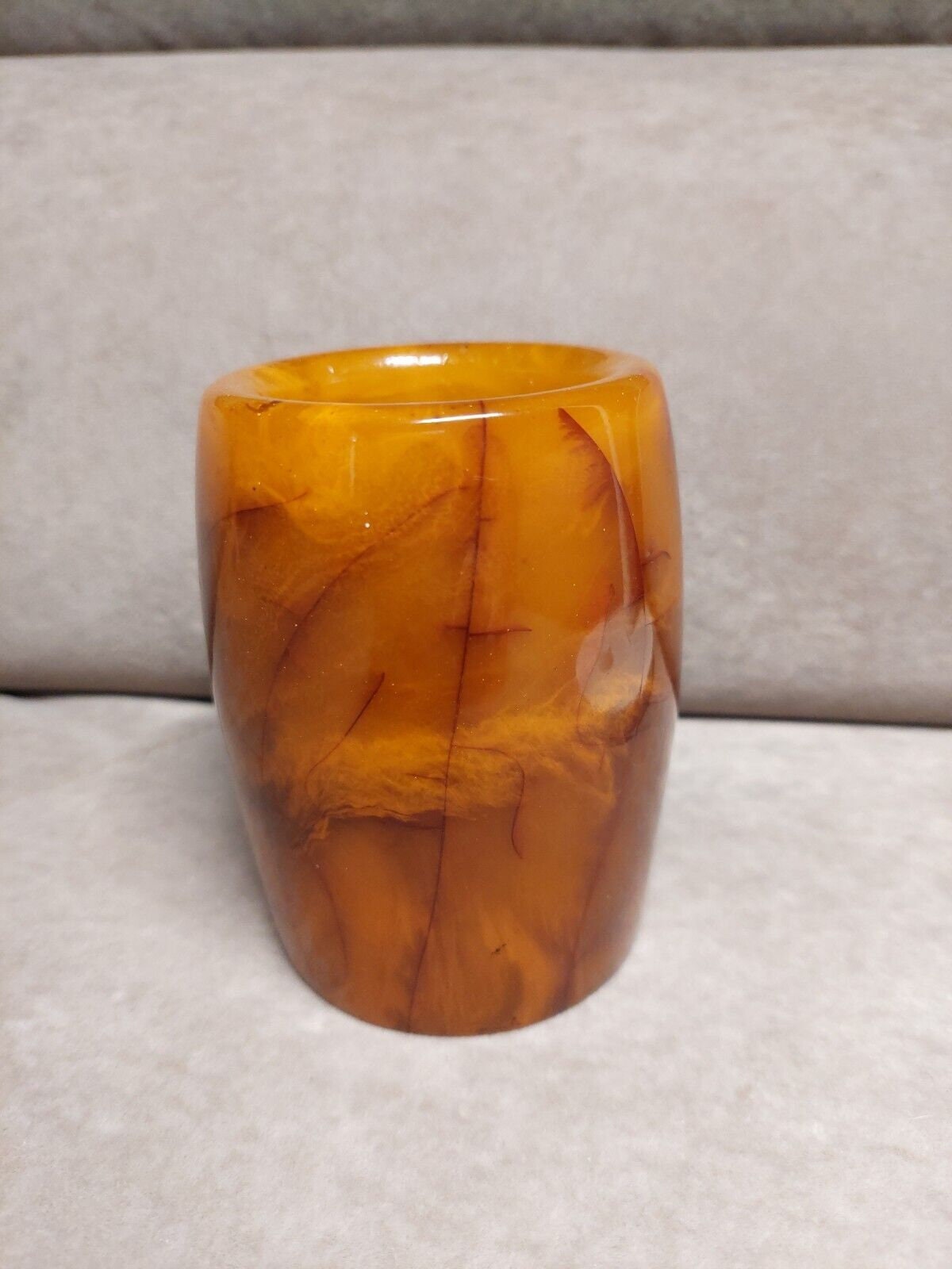 367 Grams Antique Bakelite Pencil Desk Cup Marbled. - Etsy