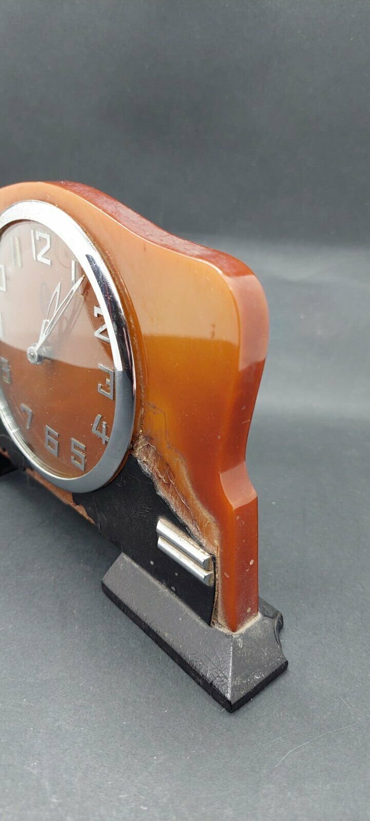 Antique Bakelite Catalin Alarm Clock Marbled. - Etsy