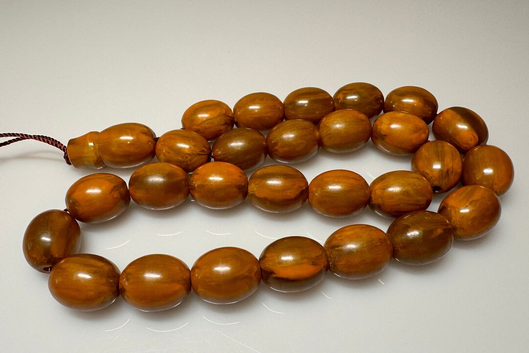 181 Grams Antique Bakelite Rosary Prayer Beads Marbled. - Etsy