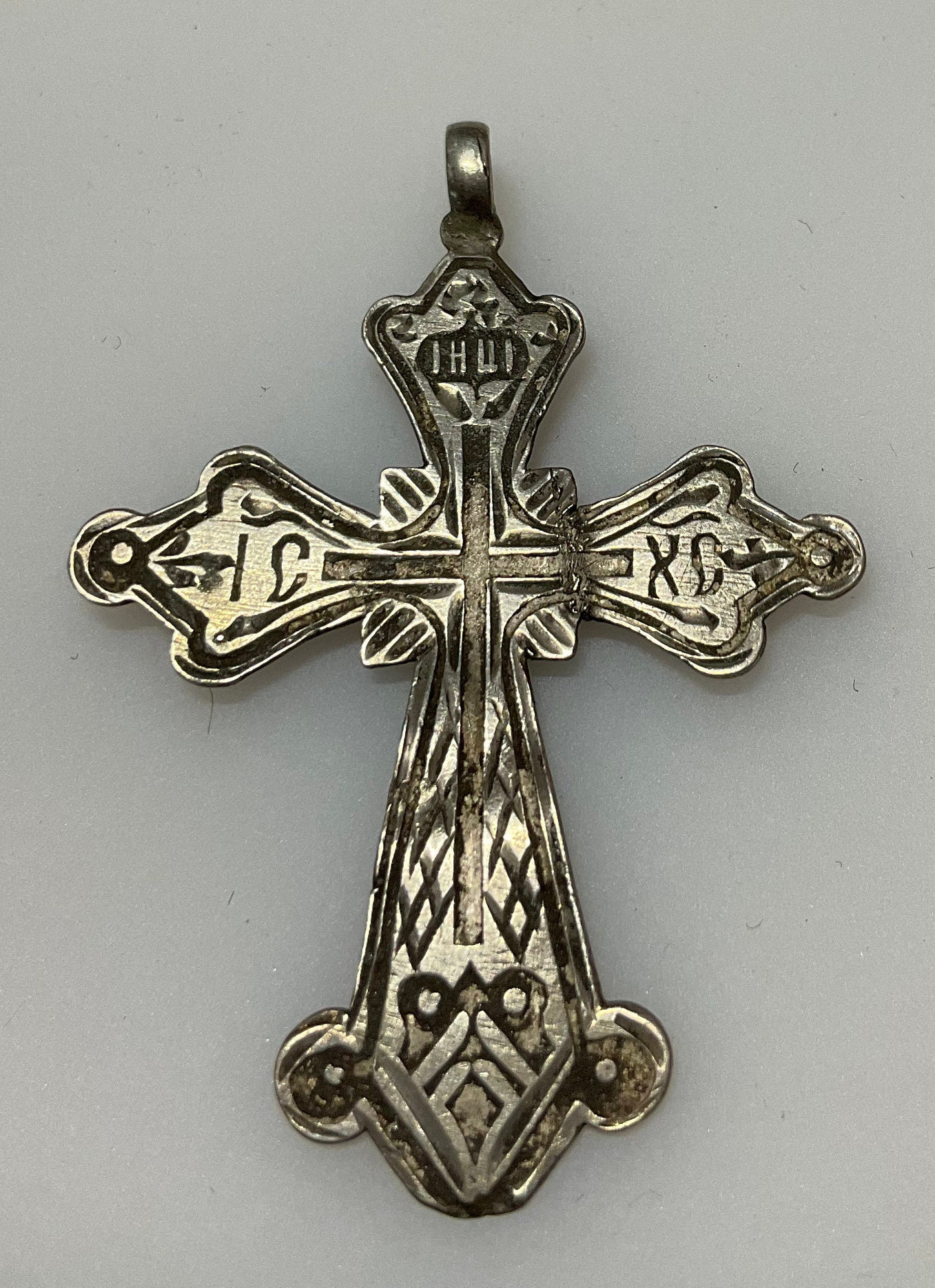 Antique Russian Imperial Silver "84" Cross , Double-sided Pendant ...