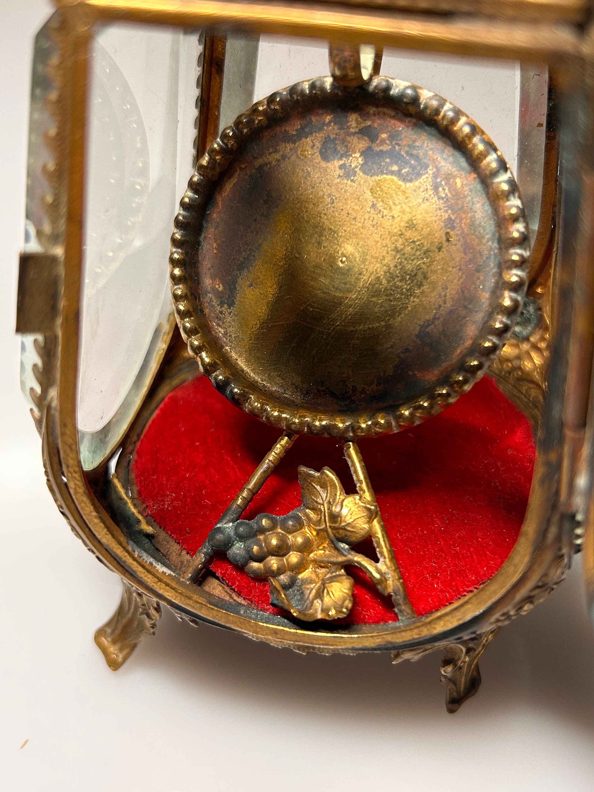 19th C Antique French Pocket Watch Vitrine Display Box. - Etsy