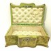Antique Victorian Jewelry Box Wood Velvet With Tufted Silk Interior ...