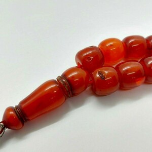 67 Grams Antique Faturan Cherry Prayer Rosary Beads Misbah Marbled. - Etsy