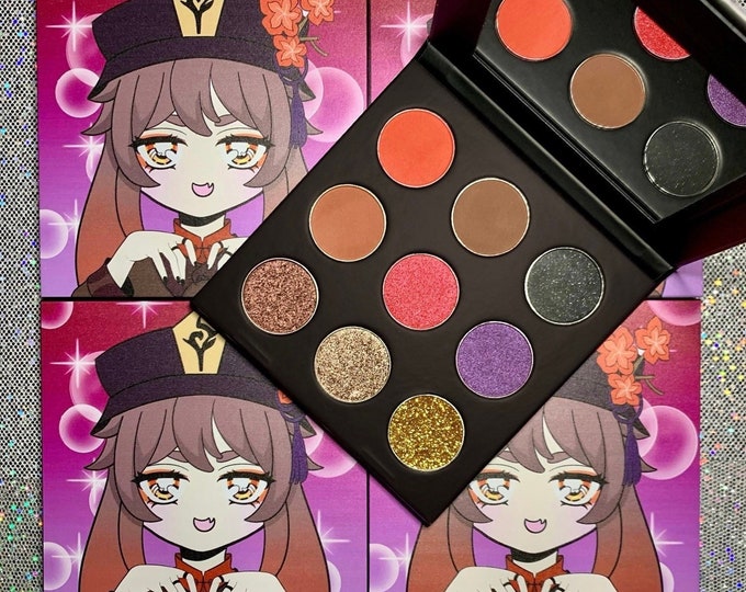 Genshin Impact Hutao Inspired Palette - Etsy