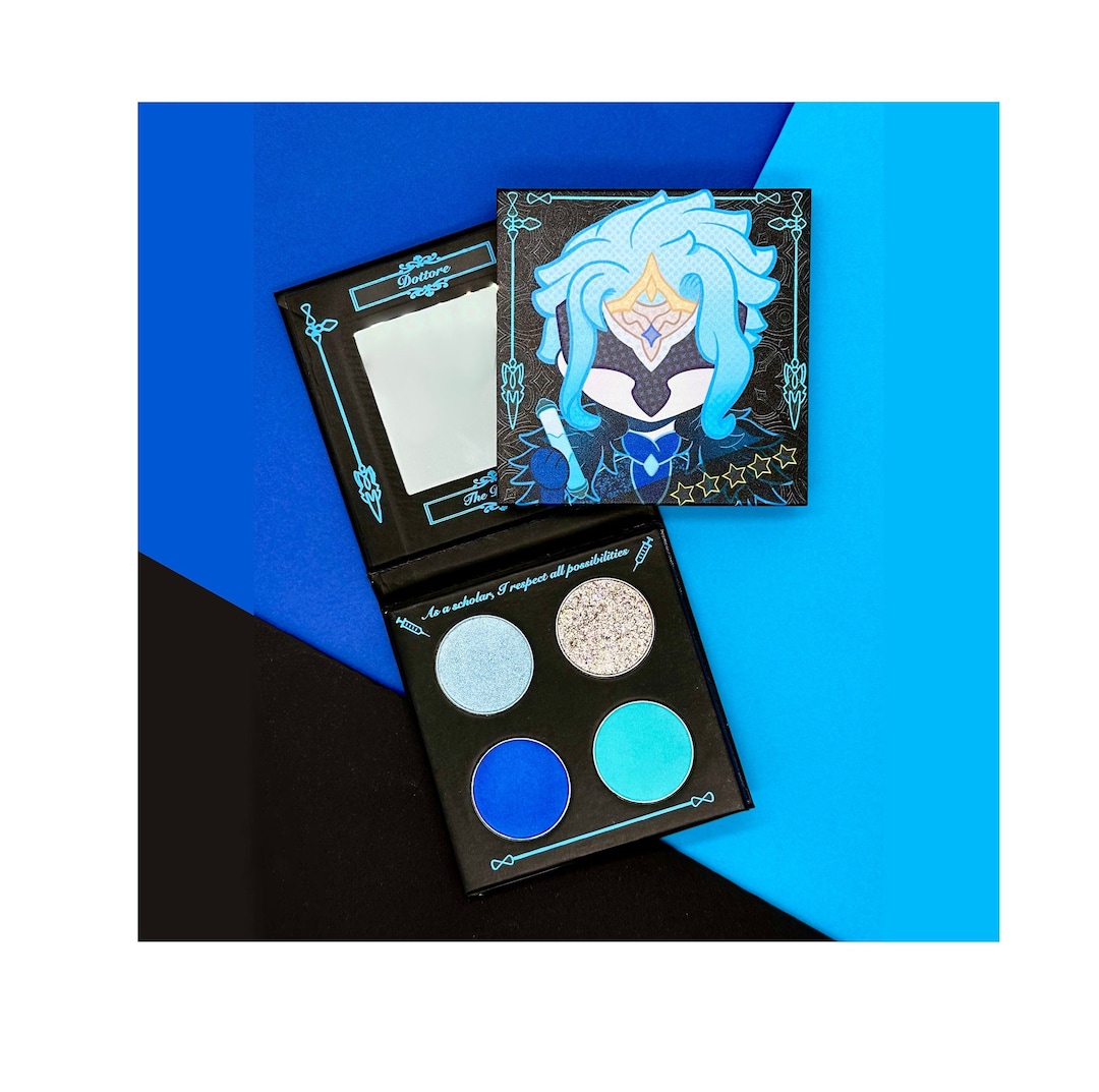 Dottore Genshin Impact 4 Pan Anime Eyeshadow Palette - Etsy