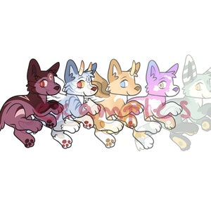 Furry Feral Adopt Fursona Base Pack - Etsy