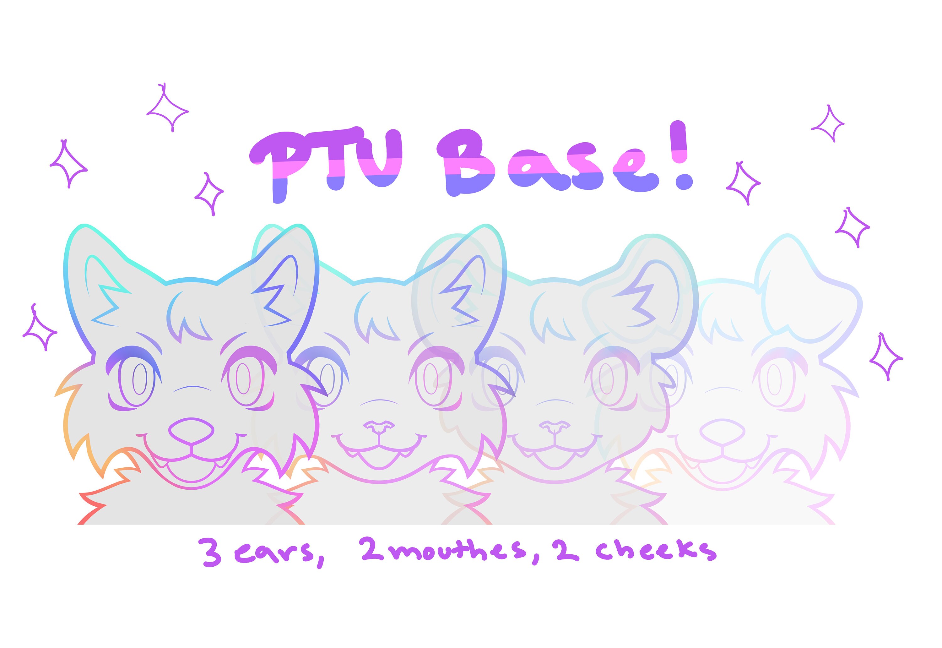 Furry Icon Headshot Pay to Use Base - Etsy