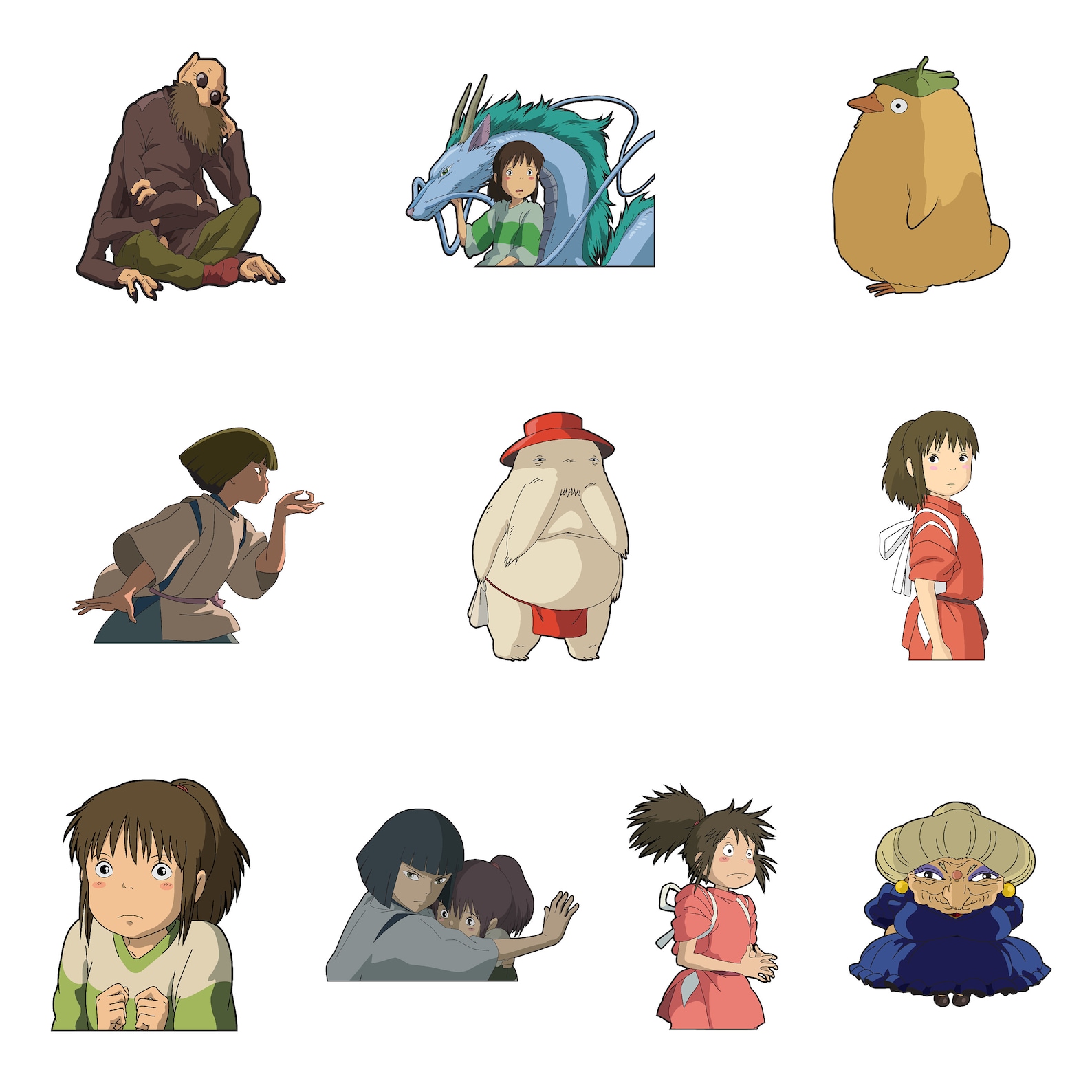 Spirited Away Vector Art, SVG, EPS, PNG Studio Ghibli Art, Chihiro ...