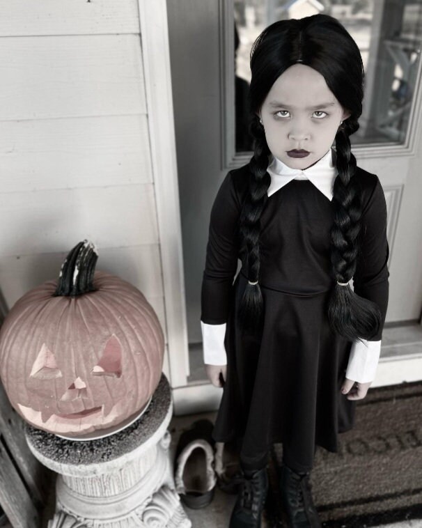 Wednesday Addams Costume Kids