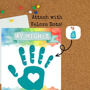 High Five, Visual Schedule, Watercolor Chore Chart, Homeschool Routine ...