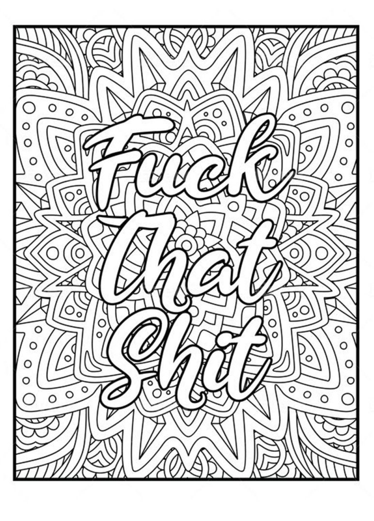 50 Adult Quotes Coloring Pages - Etsy