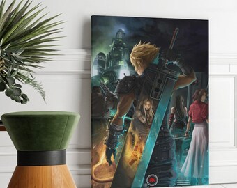 Final Fantasy Vii Canvas Art - Etsy