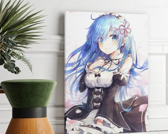 Re Zero Rem Poster - Etsy
