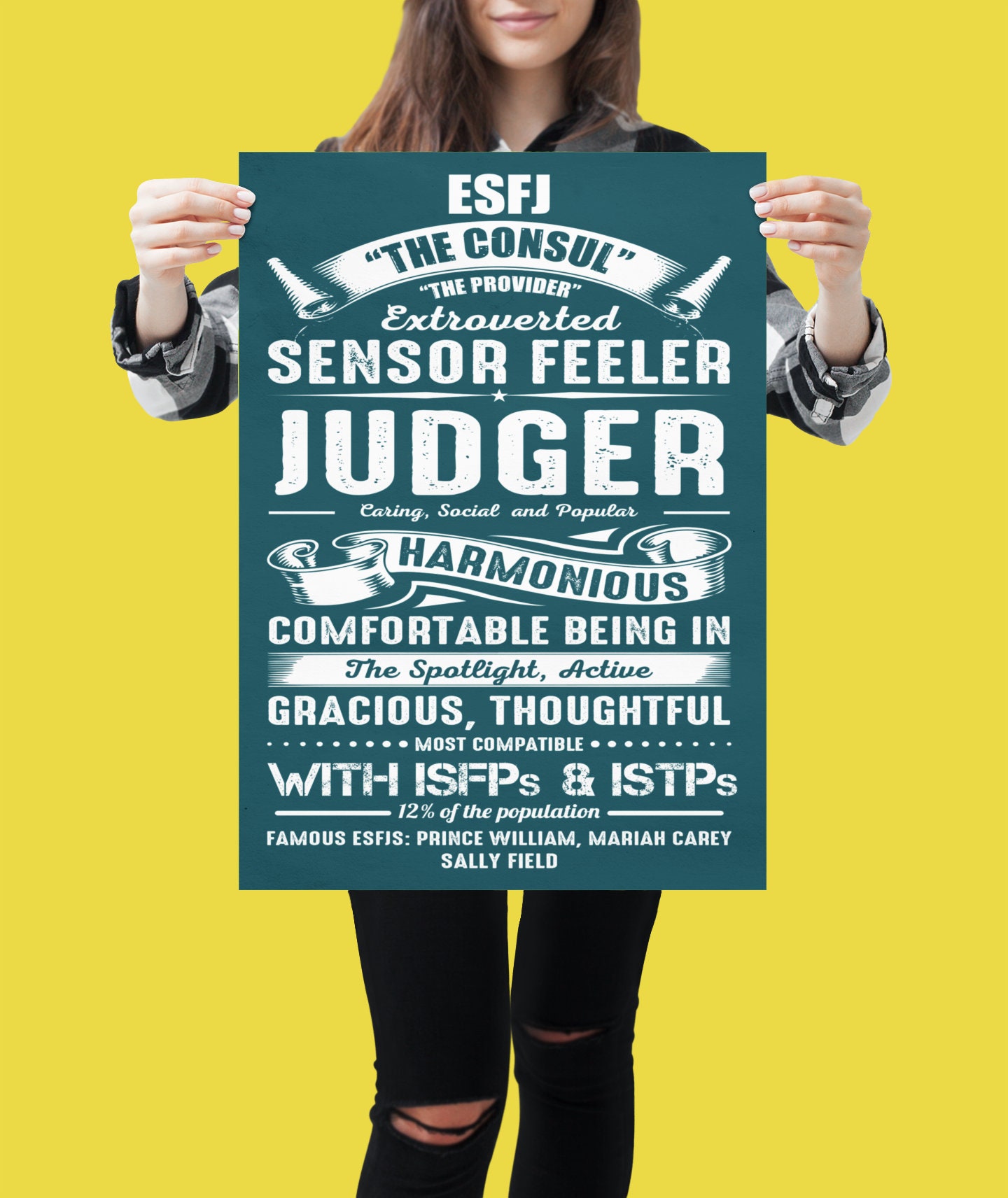 16 Myers Briggs Personality Types Test Printable Digital Download