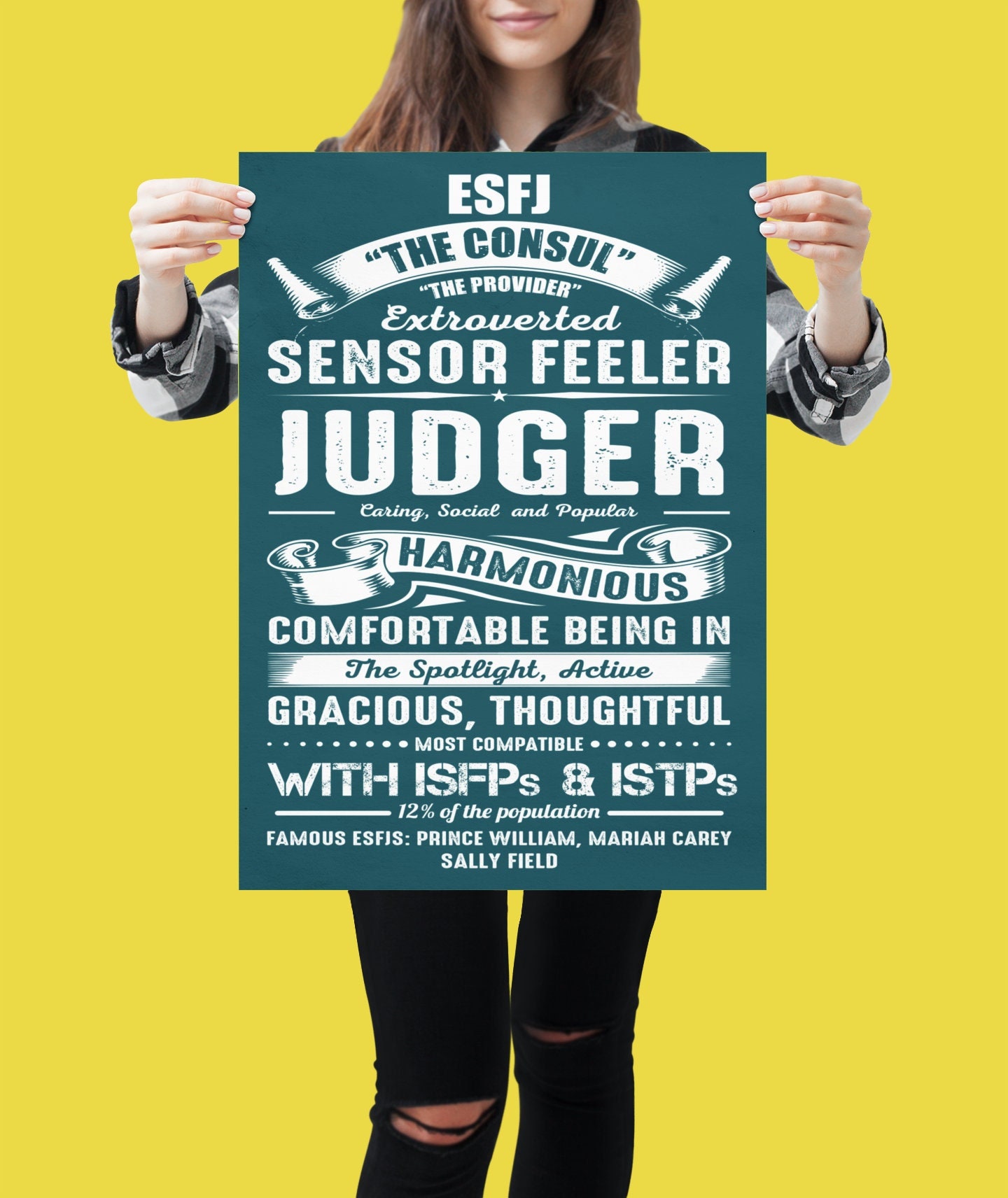 16 Myers Briggs Personality Types Test Printable Digital Download ...