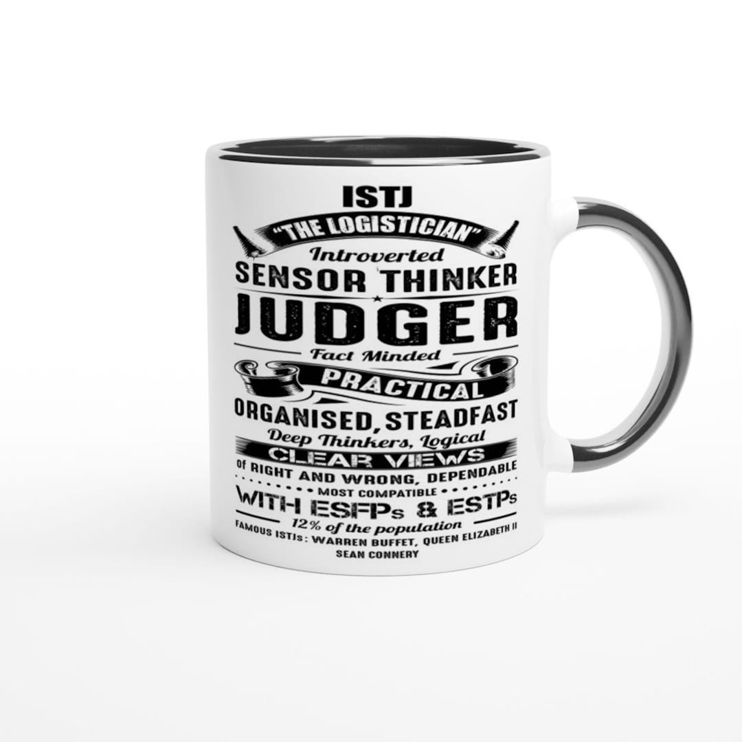 ISTJ - Meyer Briggs Personality Type Test Conversation Piece MBTI ...