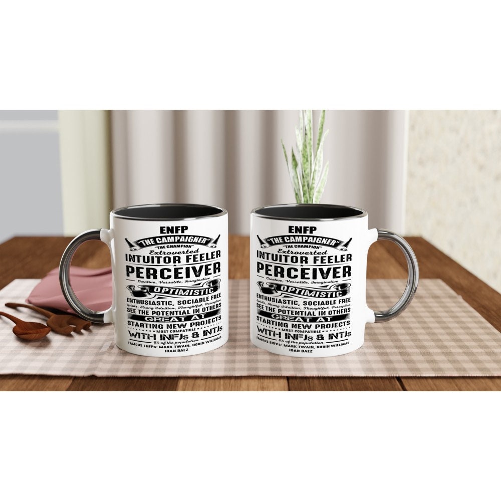 ENFP - Meyer Briggs Personality Type Test MBTI EXTROVERT Gift Ceramic ...