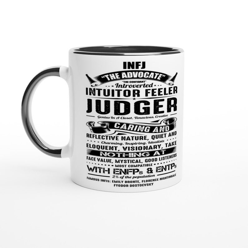 INFJ - Meyer Briggs Personality Type Test Conversation Piece MBTI ...