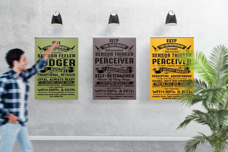 16 Myers Briggs Personality Types Test Printable Digital Download ...