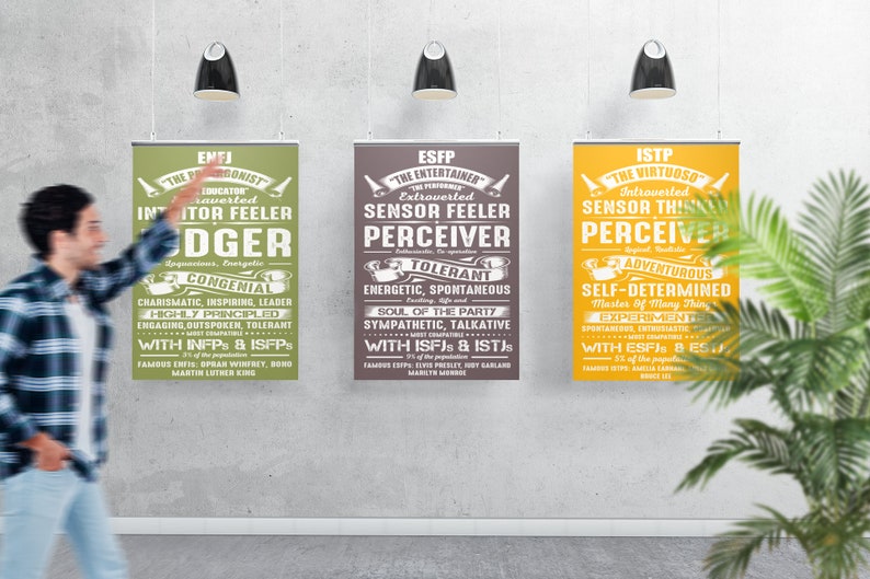 16 Myers Briggs Personality Types Test Printable Digital Download