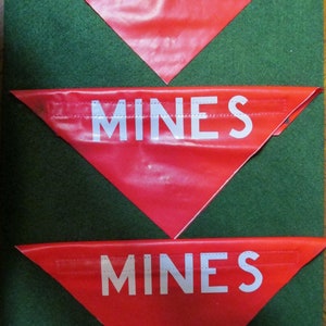 Land Mine Sign - Etsy