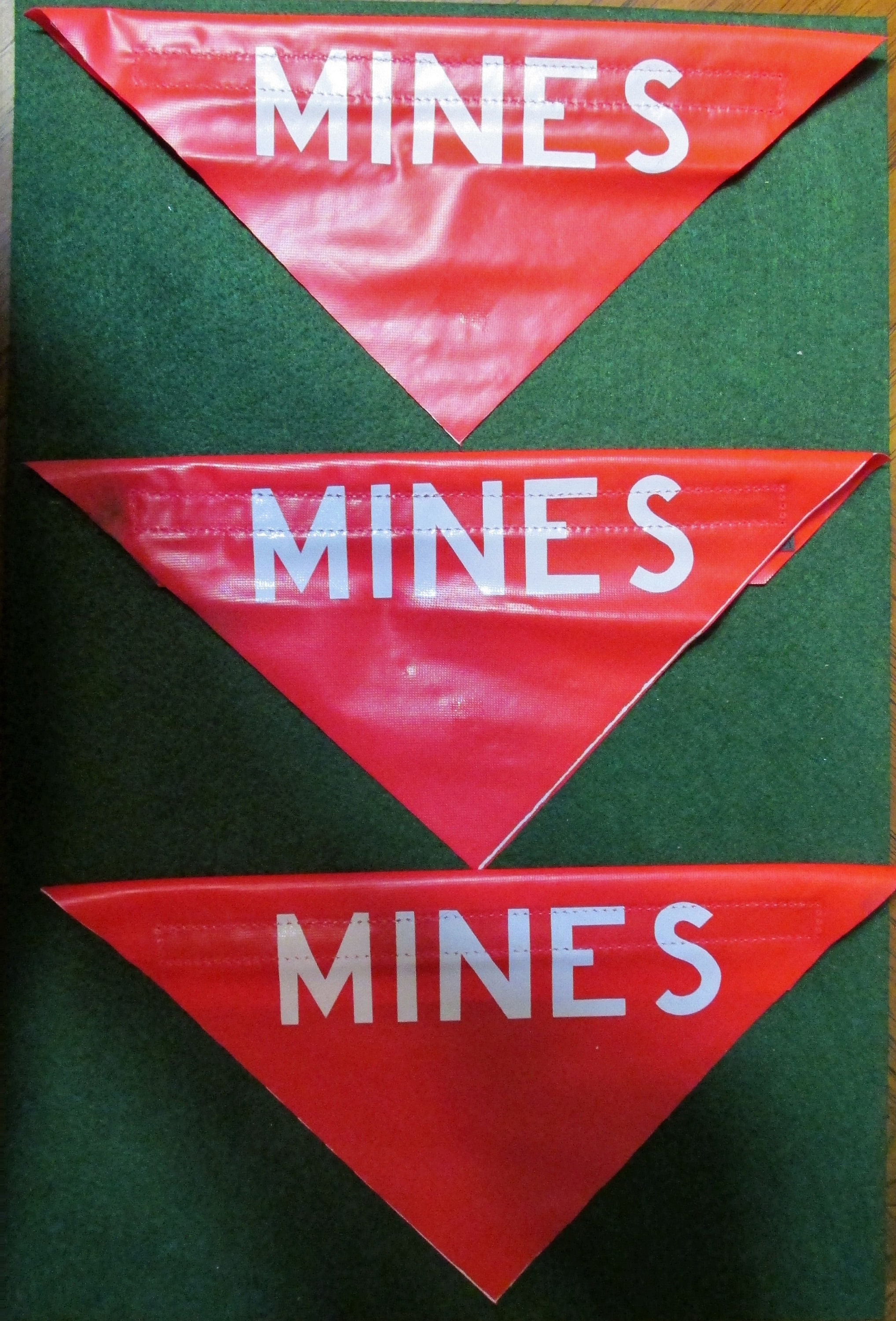 Set of 3 US Military Land Mine Warning Signs. - Etsy