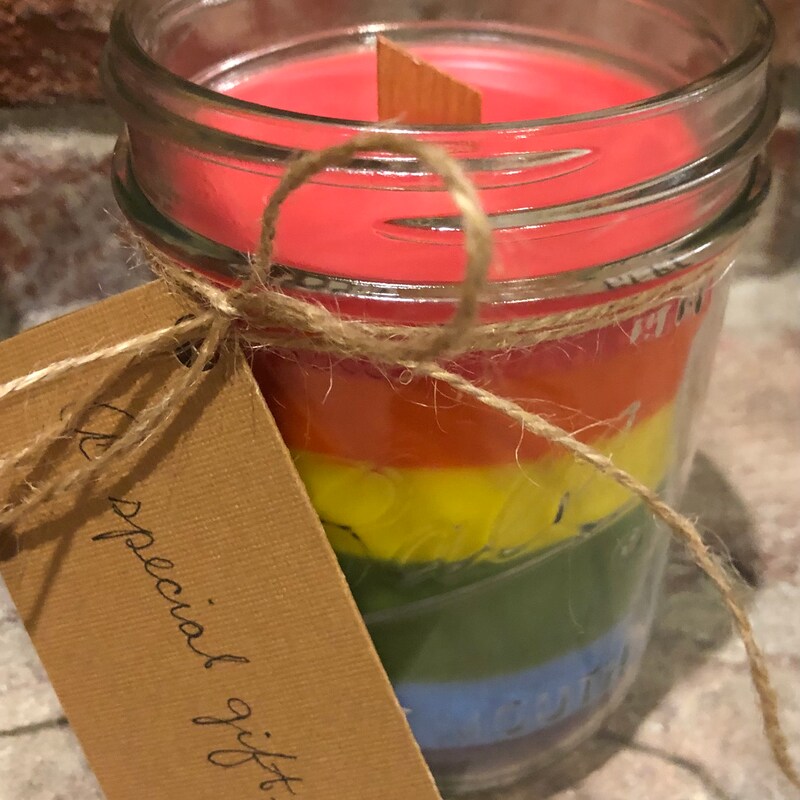 Rainbow Candles - Etsy