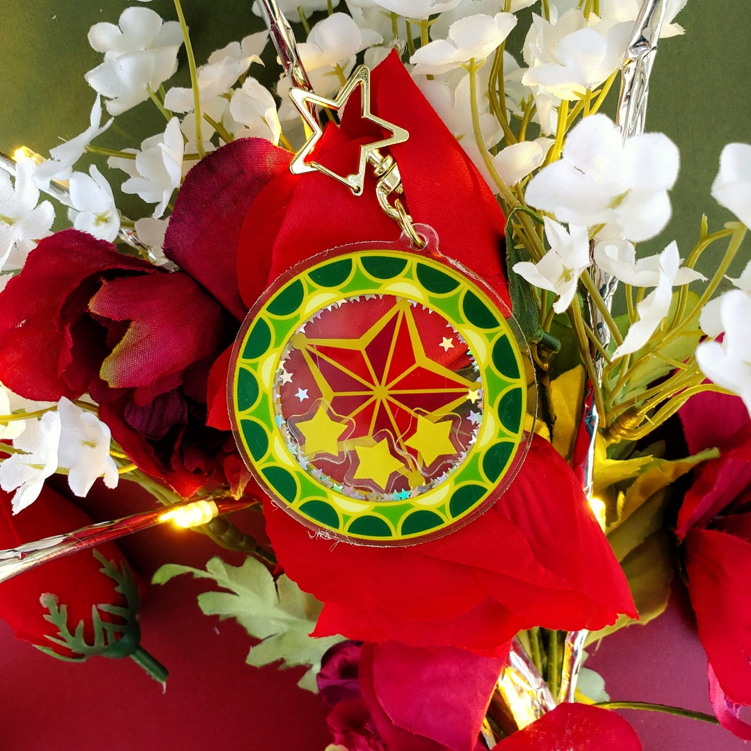 Mindanao Parol Keychain | Shaker Acrylic Keychain | Follow the Stars ...