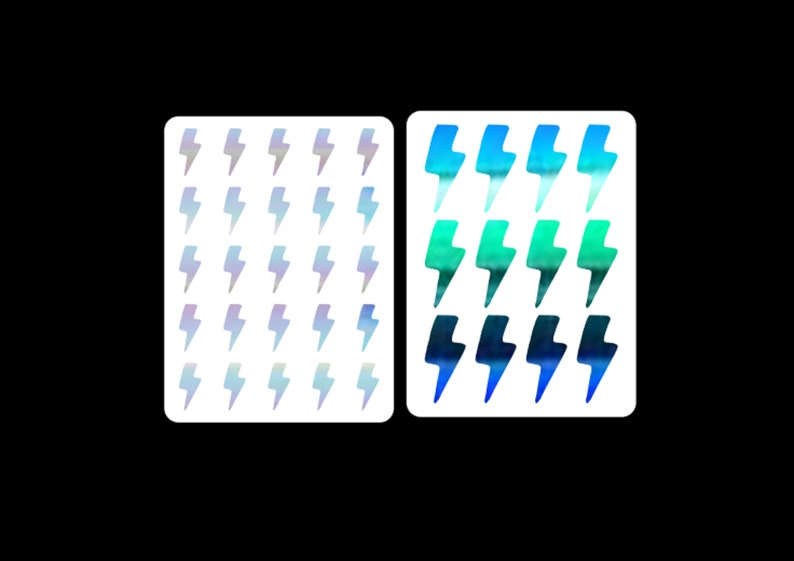 Vinyl Decal Sheet|hearts Stars Diamonds Lightning Bolts Music Notes ...