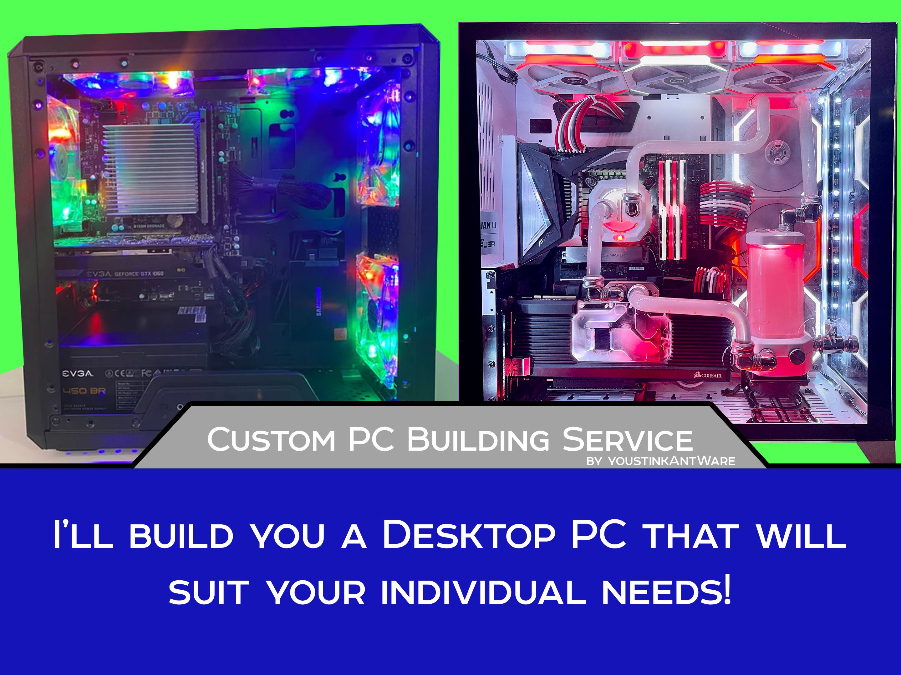 Custom PC Building SERVICE Built to YOUR Needs & Budget Only Pay for ...