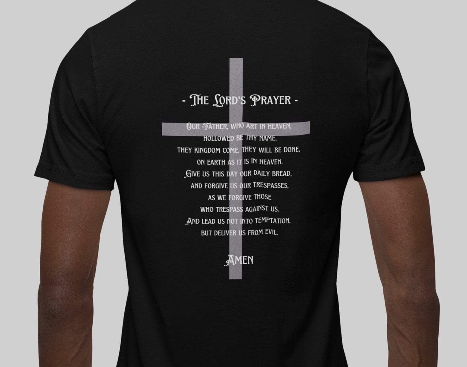 Sacred Heart of Jesus T-shirt, the Lord's Prayer, Christian Catholic ...