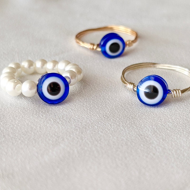 Evil Eye Ring - Etsy