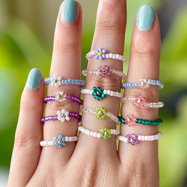 Seed Bead Ring - Etsy